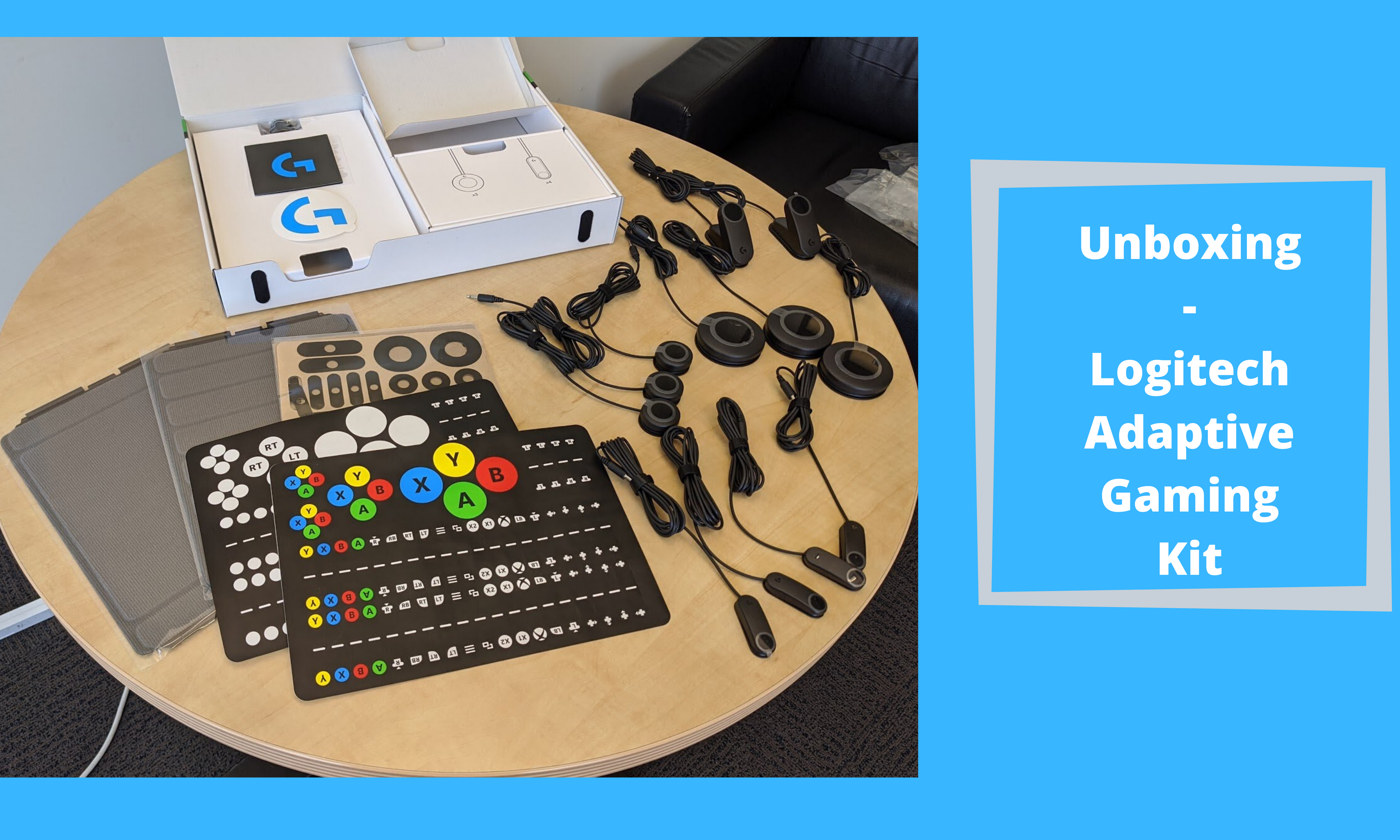 Unboxing- Logitech Adaptive Gaming Kit | tecla